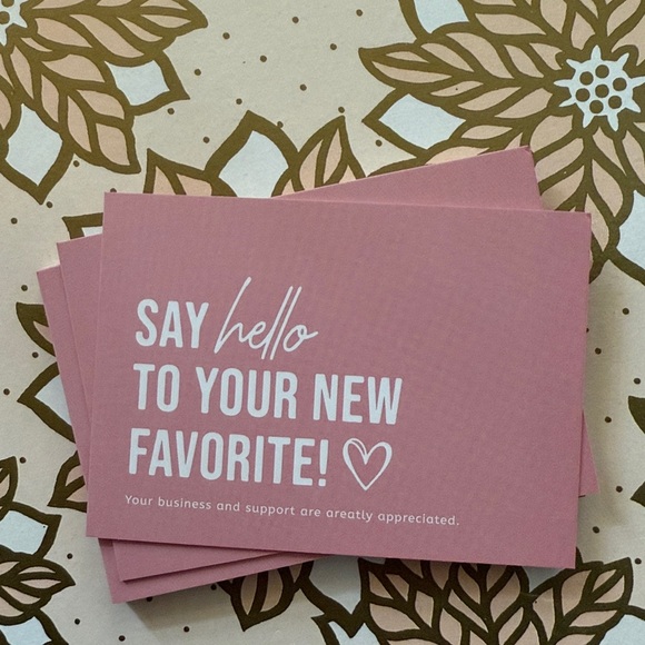 Shipping | Office | 5 Beautiful Say Hello To Your New Favorite Thank ...